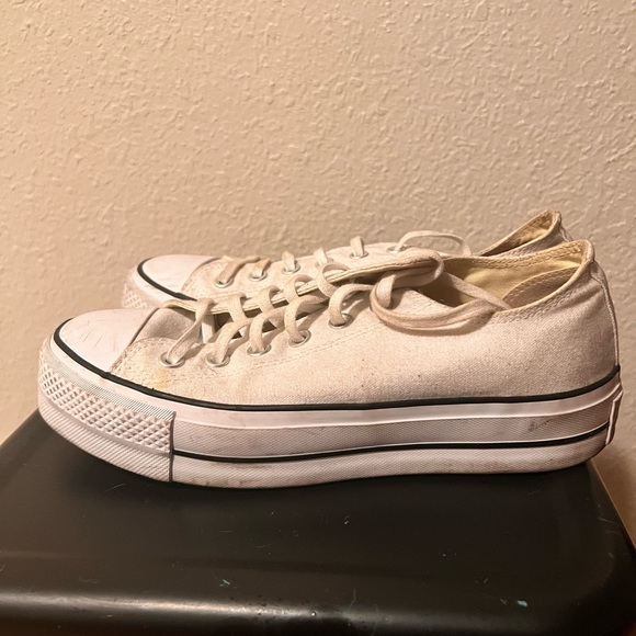 Converse | Shoes | Converse All Star White Platforms | Poshmark